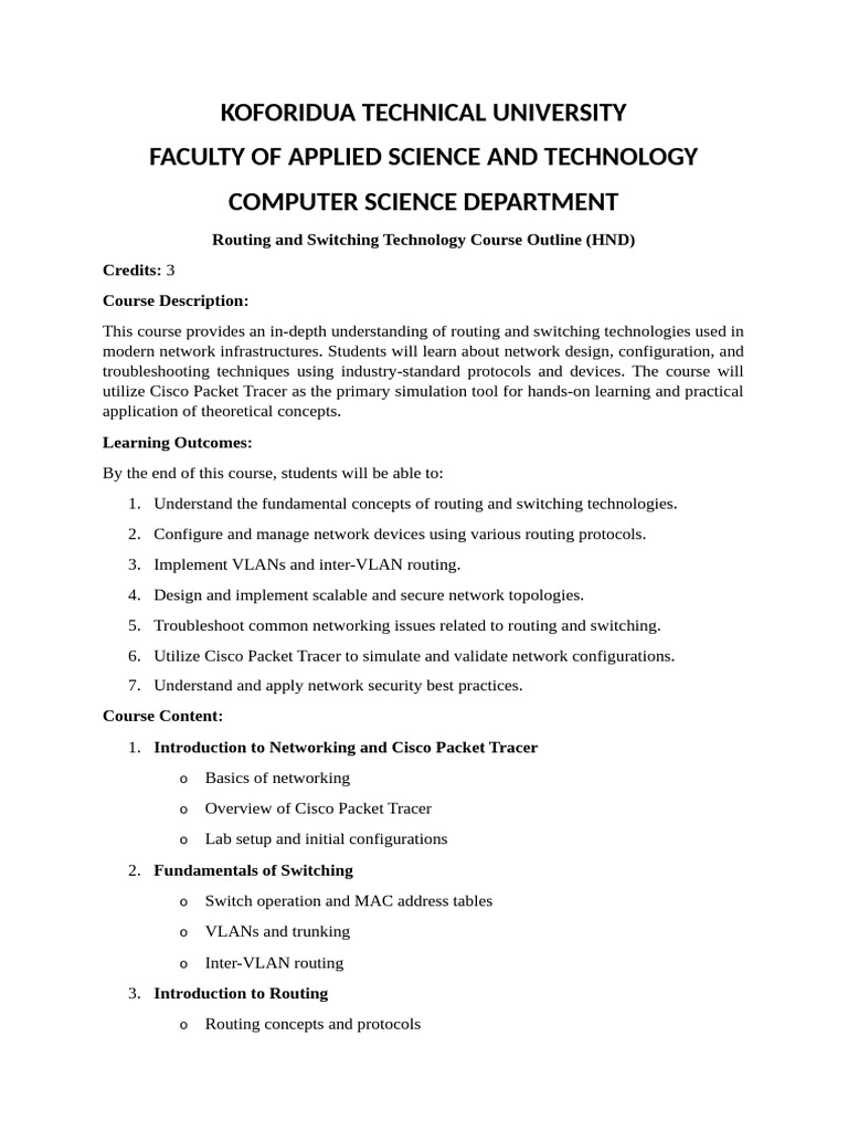 Routing and Switching Technology | PDF | Routing | Computer Network