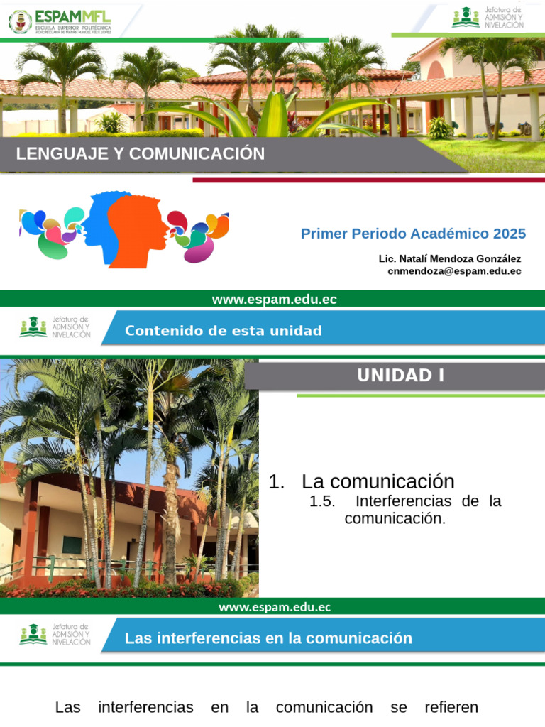 Clase 3 LYC INTERFERENCIAS | PDF | Comunicación