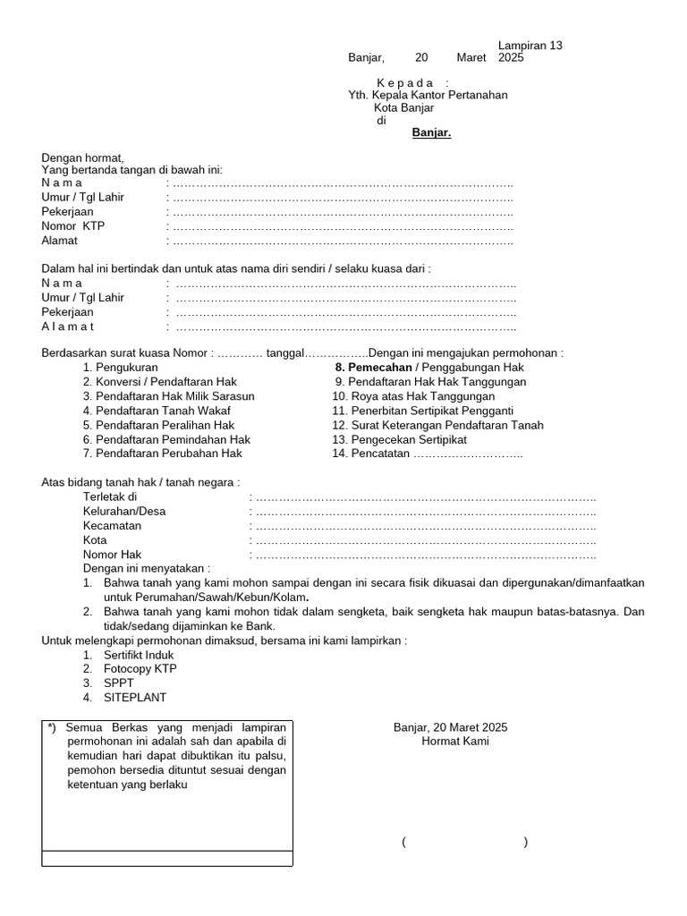 Lampiran 13 UN MATERAI (3) Kosong | PDF