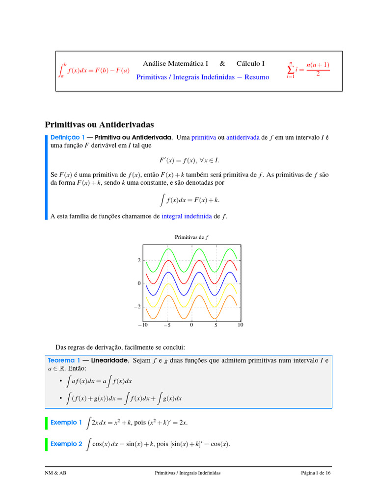 PARTE 8 - Calculo Integral Indefinida | PDF | Integrante | Cálculo