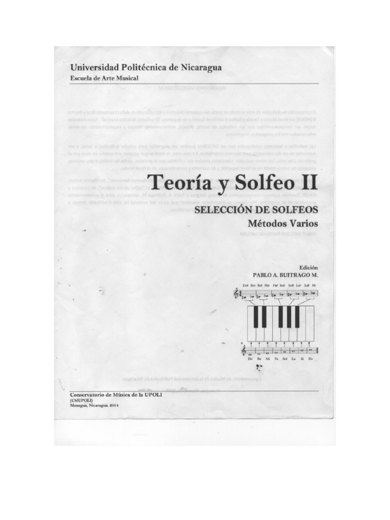 Teoria y Solfeo II | PDF