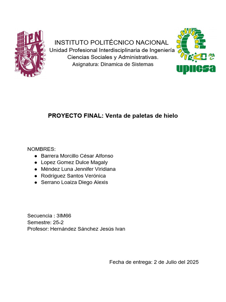 Proyecto EQUIPO 2 | PDF