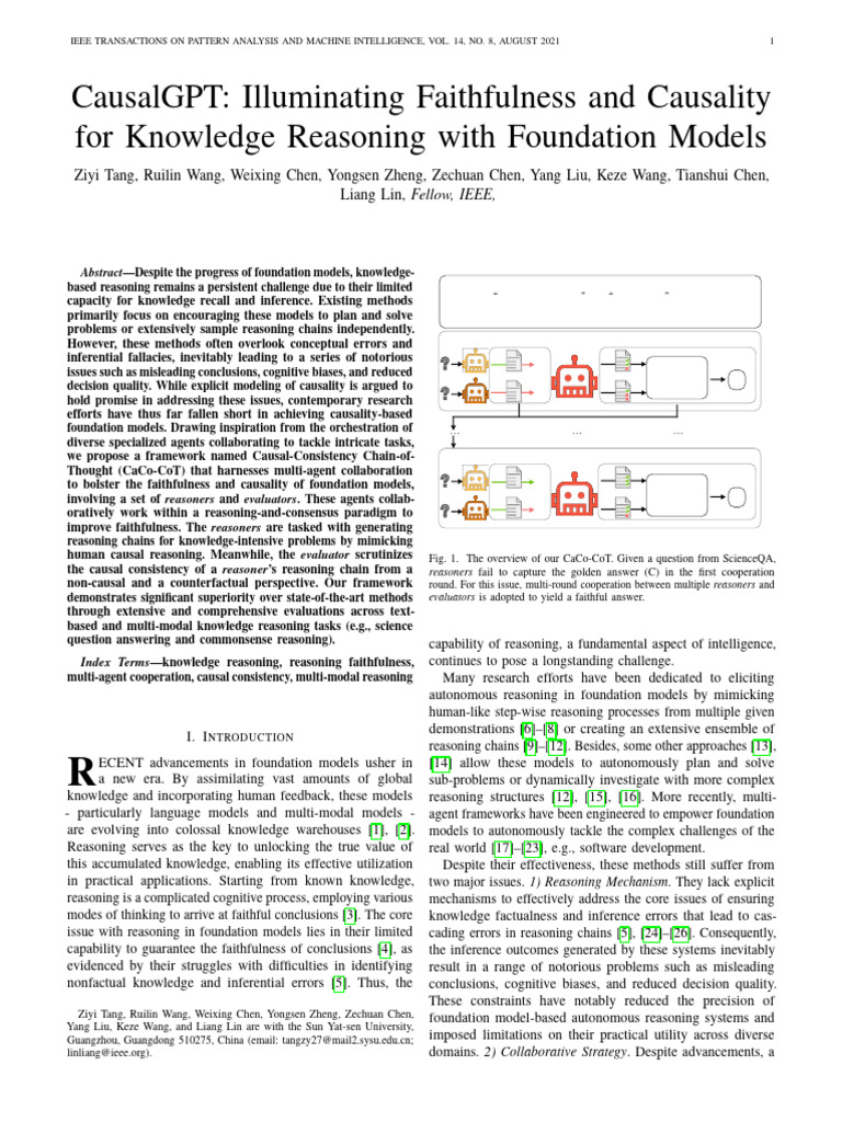 CausalGPT Illuminating Faithfulness and Causality | PDF | Causality | Knowledge