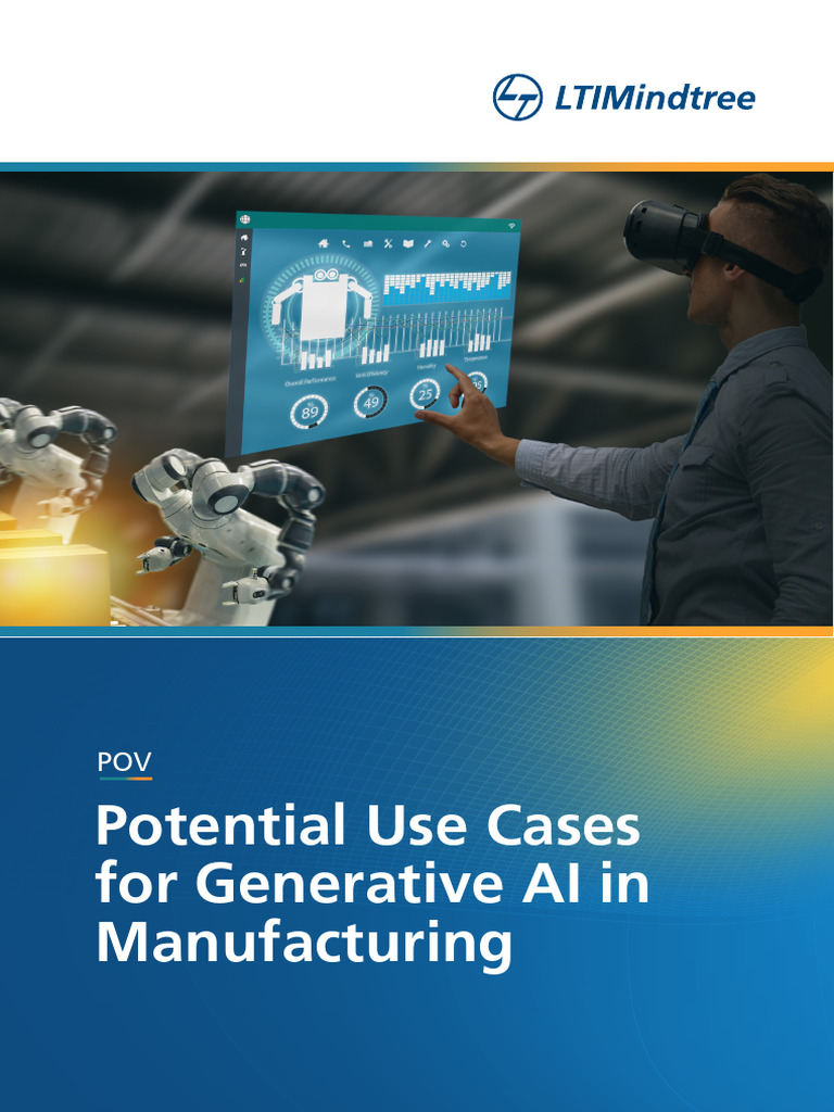 Potential Use Cases For Generative AI in Manufacturing | PDF ...