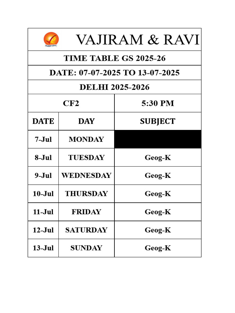 CF2 (07 July To 13 July) | PDF