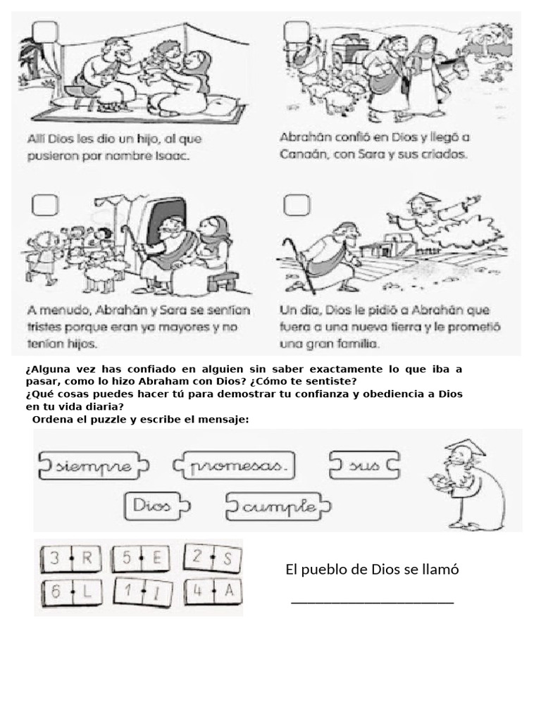 Confianza en Dios: Lecciones de Abraham | PDF