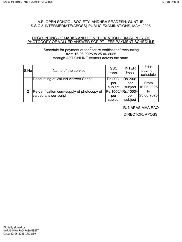 RC RV Schedule May 2025 | PDF