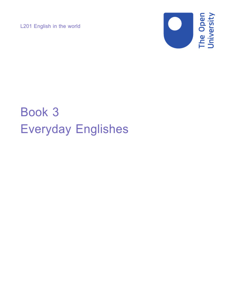Everyday Englishes: Language Use Guide | PDF | Conversation | English ...