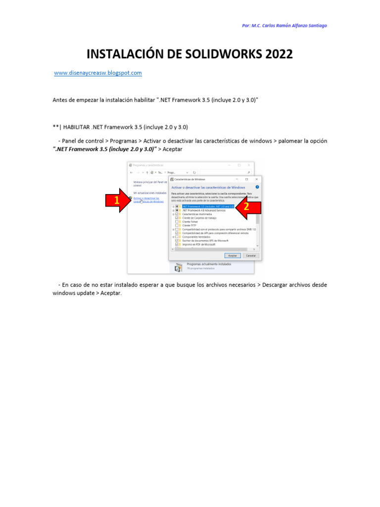Guía de Instalación SolidWorks 2023 | PDF | Archivo de computadora ...