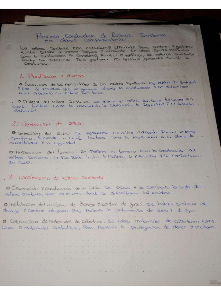 Obras Complementarias | PDF