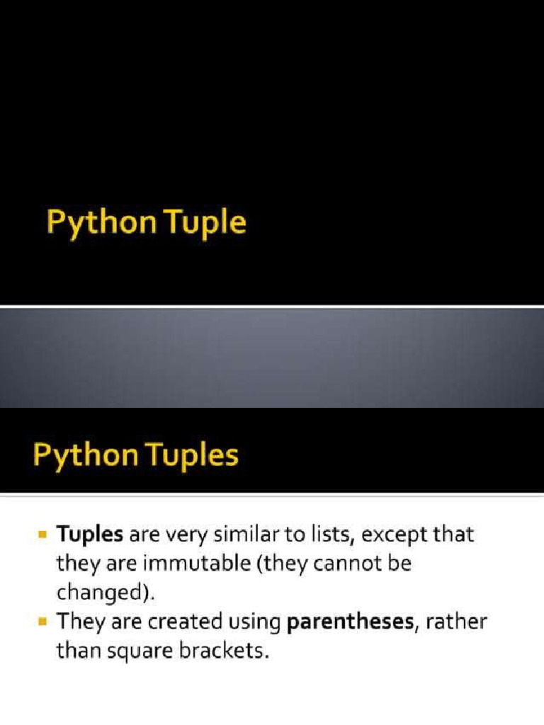Tuples | PDF