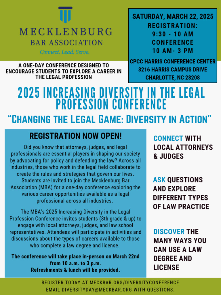 2025 Diversity in Legal Profession Conference | PDF