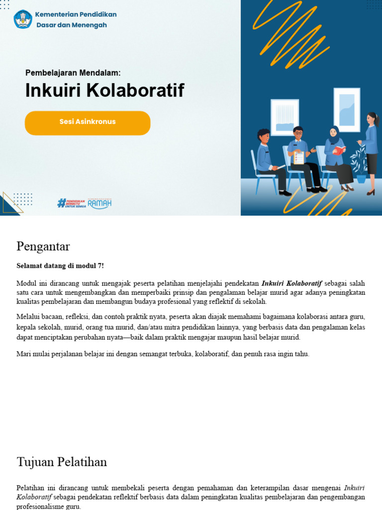 Modul 7 - Inkuiri Kolaboratif | PDF