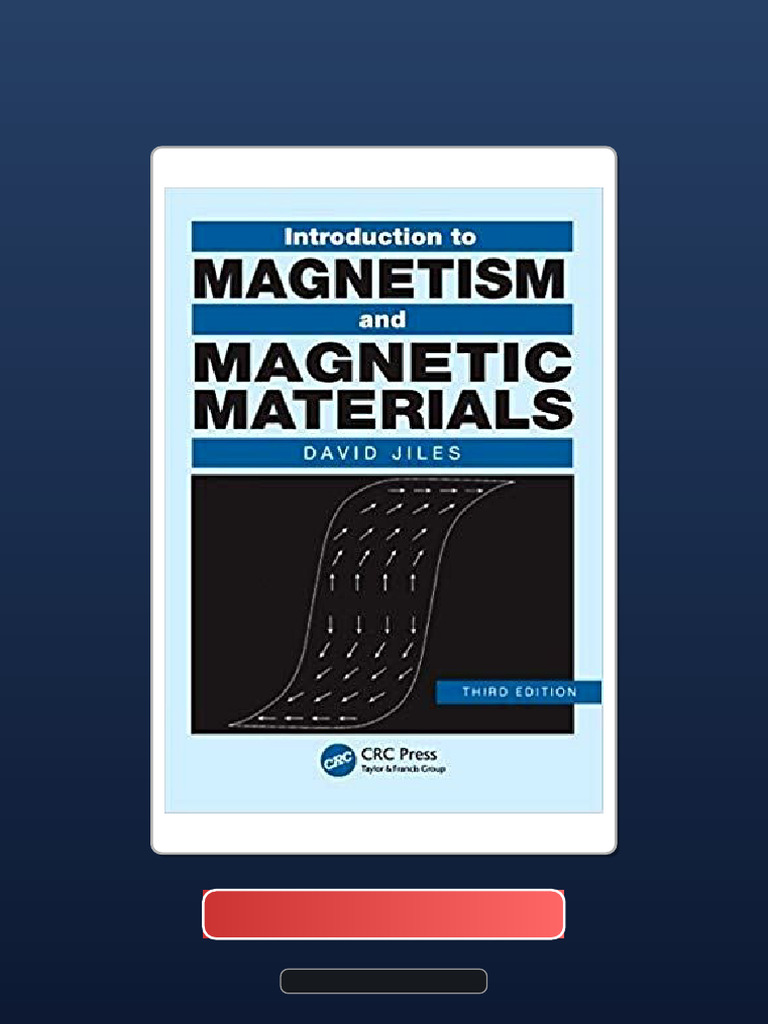 Introduction To Magnetism and Magnetic Materials 3rd Edition Official ...
