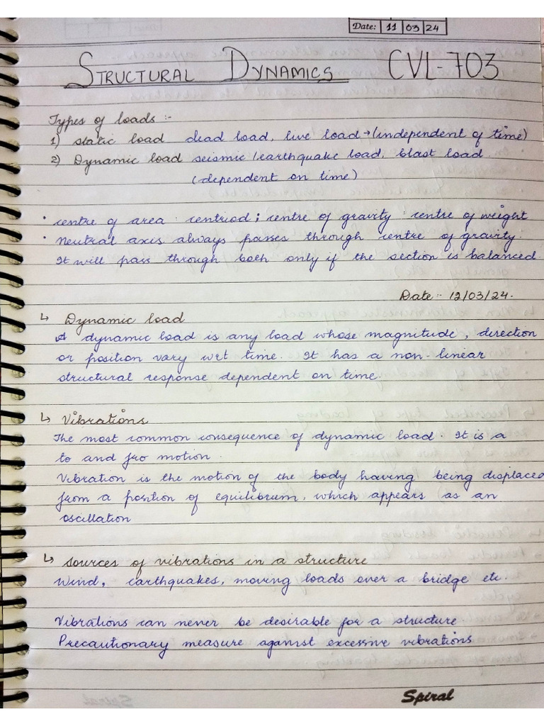 Str. Dynamics 1 | PDF