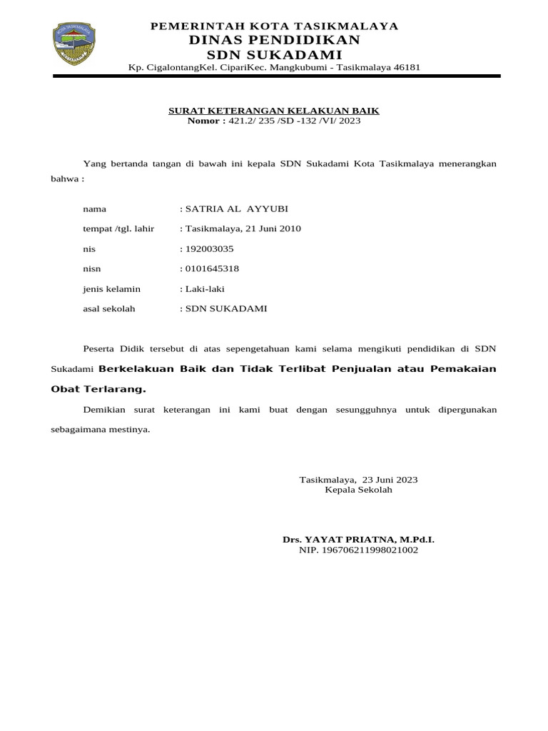 Contoh Skkb Pdf