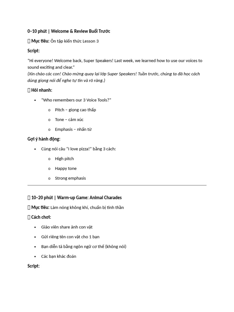 Public Speaking Lesson 4 | PDF