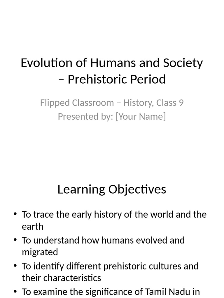 Prehistoric Human Evolution Overview | PDF | Homo | Human Evolution