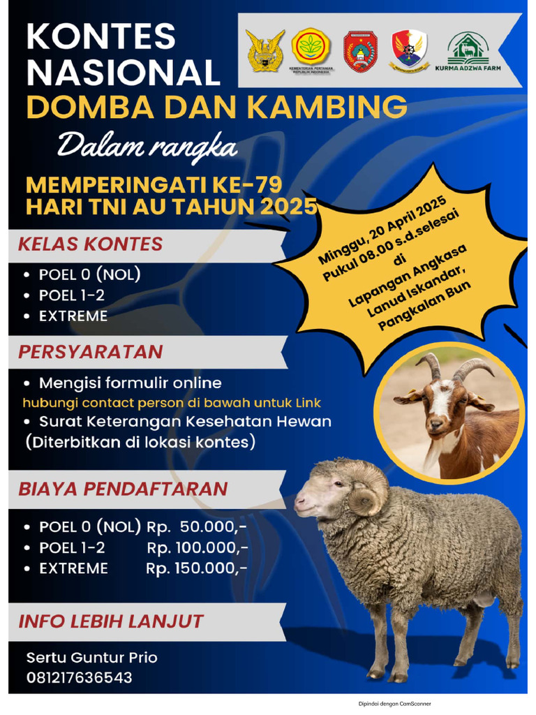 Flyer Kontes Kambing | PDF