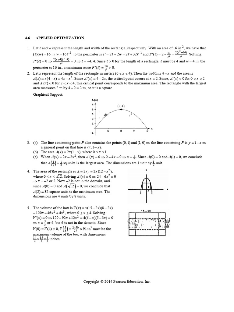 Applied Optimization Assignment Solution | PDF | Area | Circle
