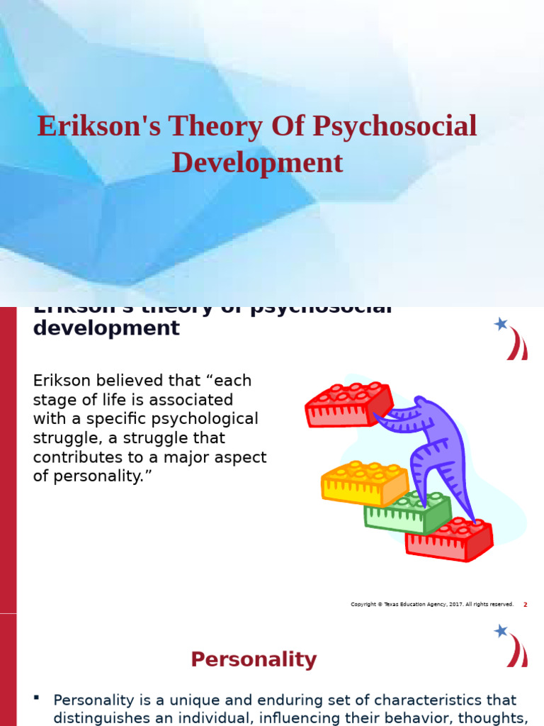 Erikson Psychosocial Theory | PDF | Psychology | Behavioural Sciences