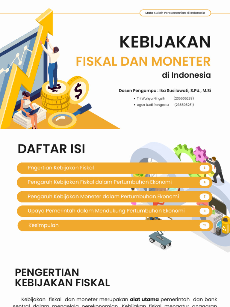 Kebijakan Fiskal Dan Moneter | PDF