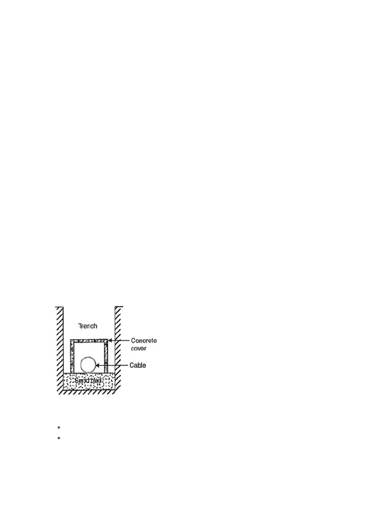 Underground Cable Laying Methods Explained | PDF | Trench | Building ...