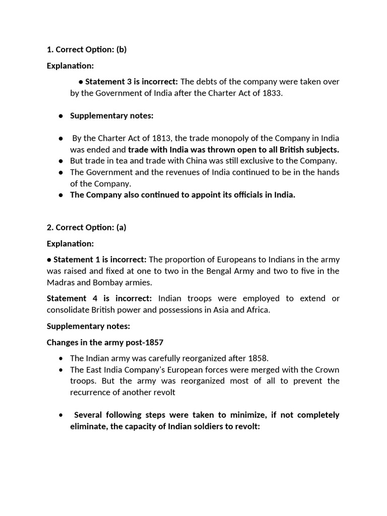 British Rule in India: Key Policies & Events | PDF | Indian Rebellion ...