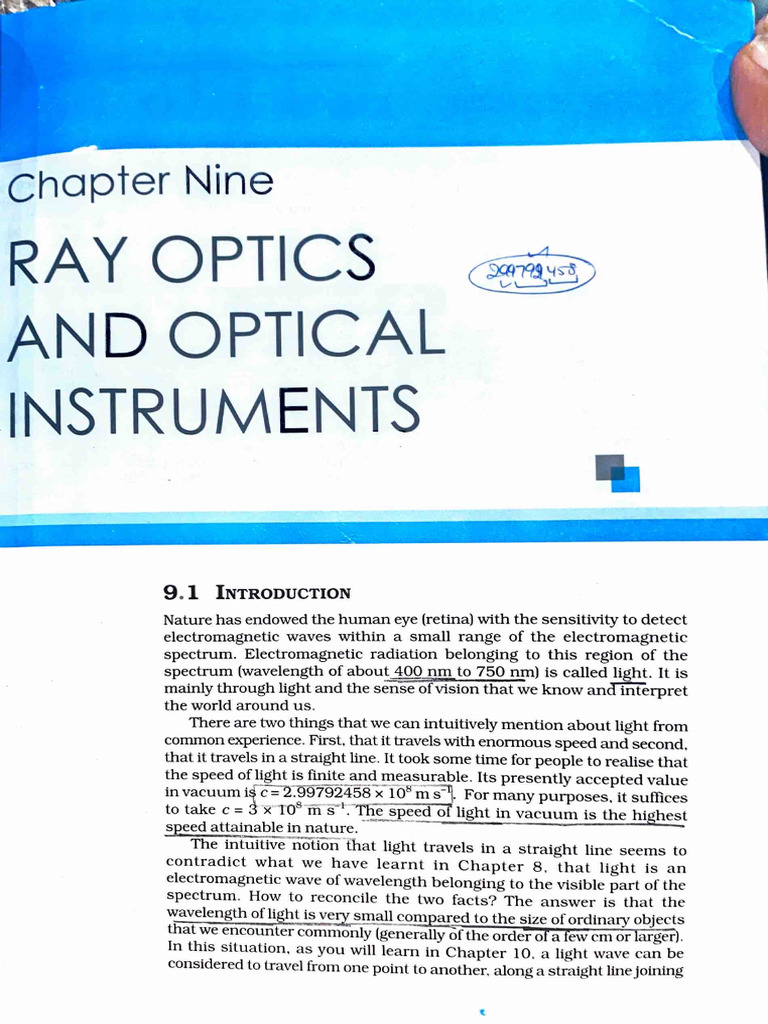 Ray Optics | PDF