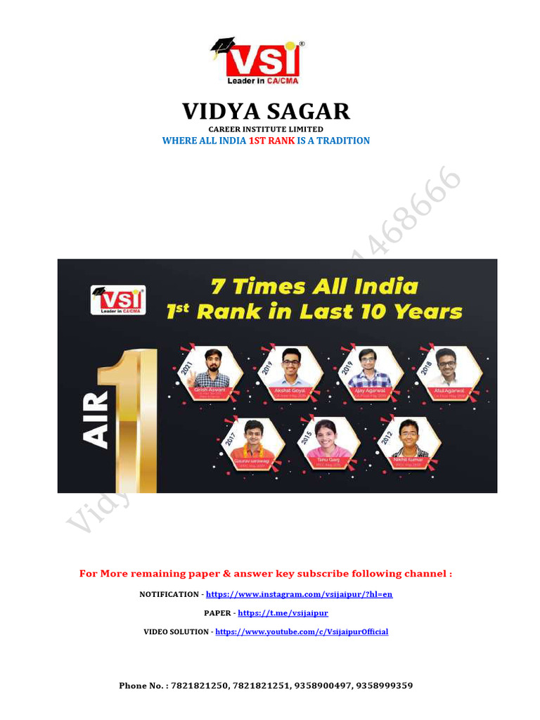 CA Foundation May 2025 Business Law Question Paper | PDF