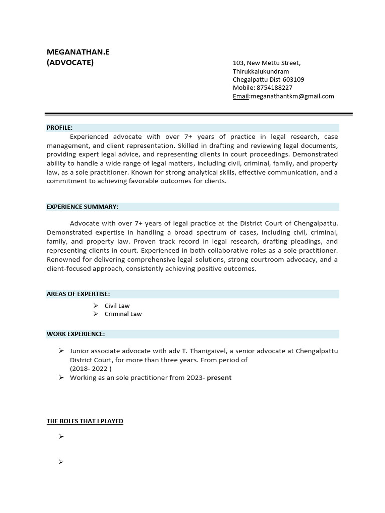 Mega Resume | PDF | Advocate | Mediation