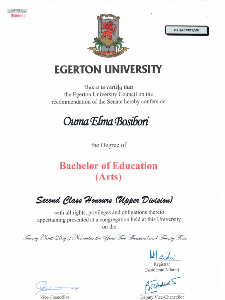 DEGREE | PDF