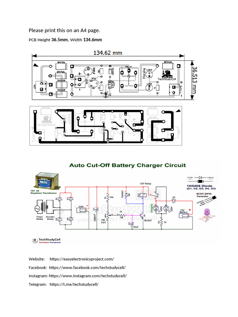PCB Dimensions and Print Instructions | PDF