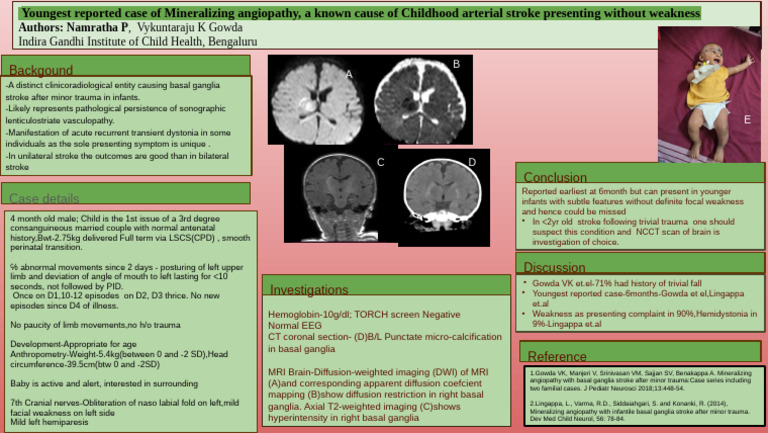 Mineralizing Angiopathy | PDF | Stroke | Clinical Medicine