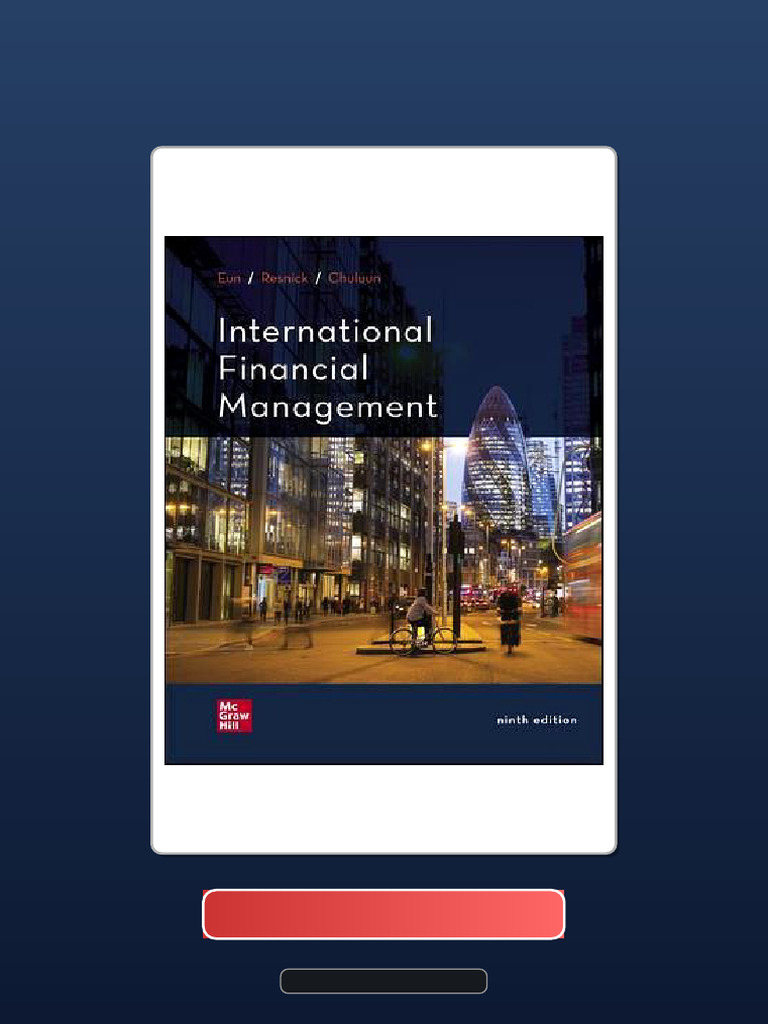 International Financial Management 9th Edition by Cheol Eun Ebook and ...