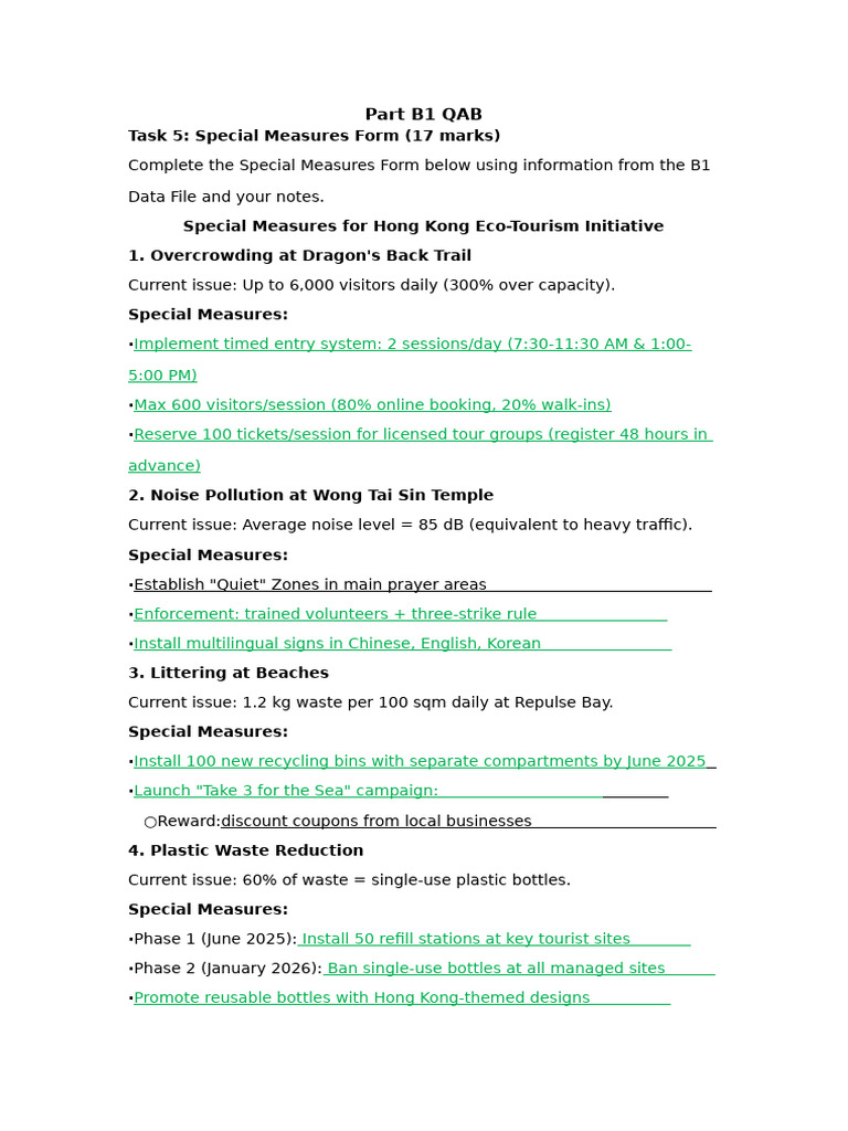 Mock Paper Part B1 QAB | PDF