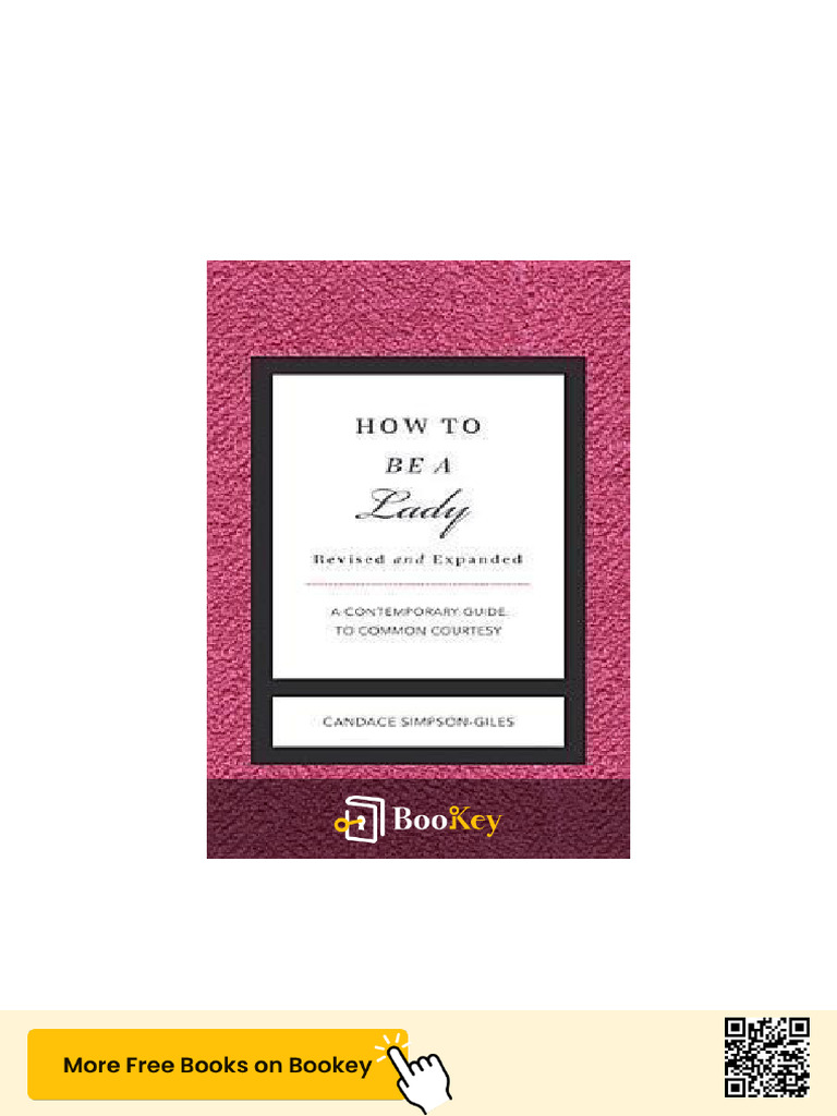 How to Be a Lady: Modern Etiquette Guide | PDF | Communication | Etiquette