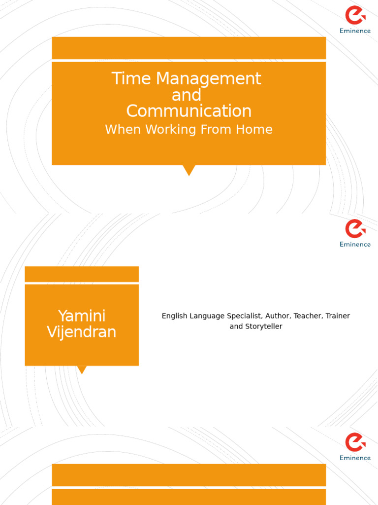 Time Management & Communication Tips for Remote Work | PDF
