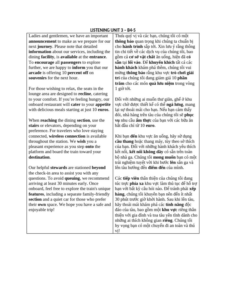 Listening Unit 3 Pdf