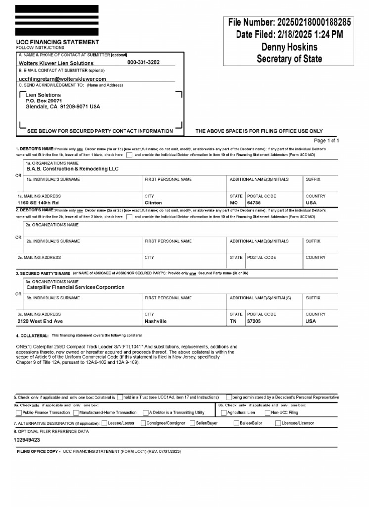 2025 Filing | PDF