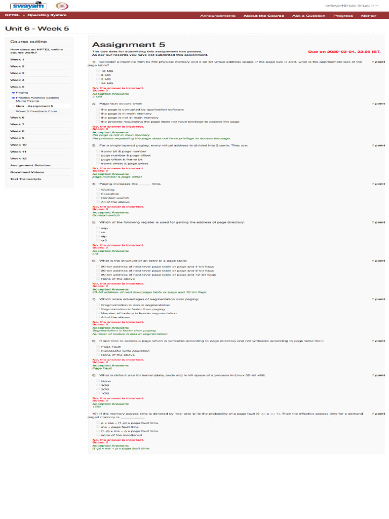 Noc20 Cs04 Assessment Id Week 5 | PDF
