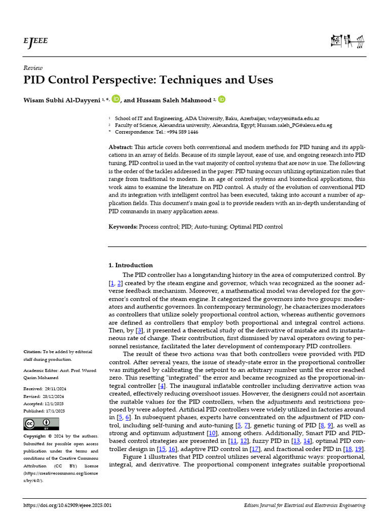 PID Control Perspective Techniques and Uses | PDF | Control Theory | Applied Mathematics