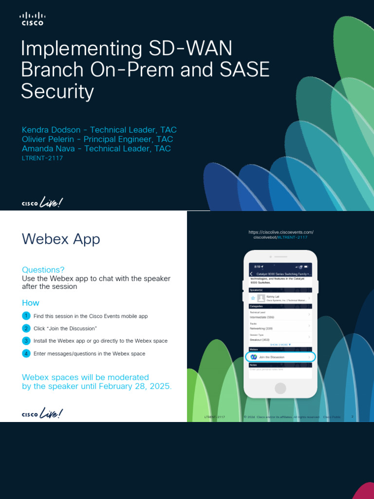 LTRENT-2117 - Implementing SD-WAN Branch on-Prem and SASE Security (2024) | PDF | Firewall ...