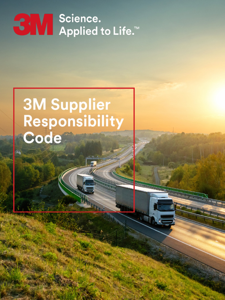 3M Supplier Responsibility Code Overview | PDF | Occupational Safety ...