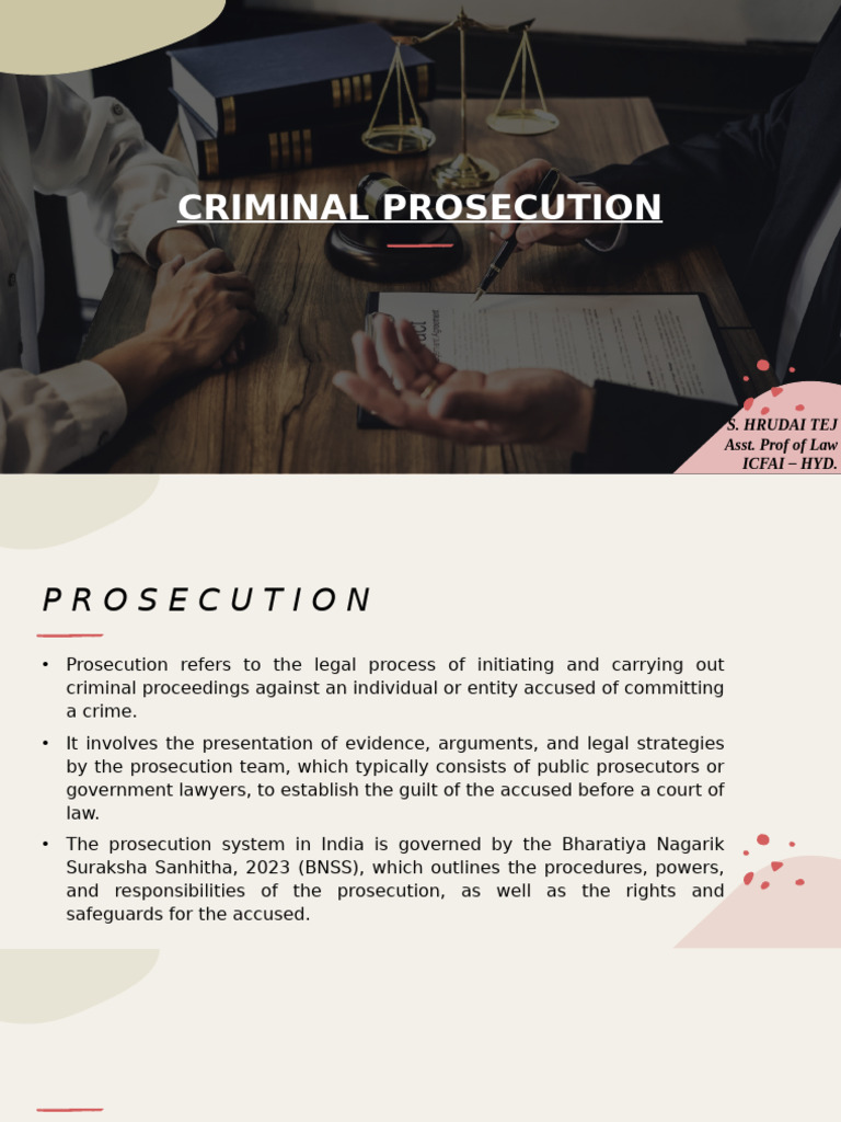Criminal Prosecution - Icp | PDF | Prosecutor | Government Institutions