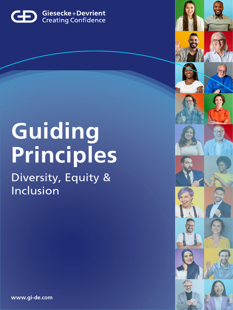 G D Guiding Principles Diversity Equity Inclusion | PDF | Employment ...