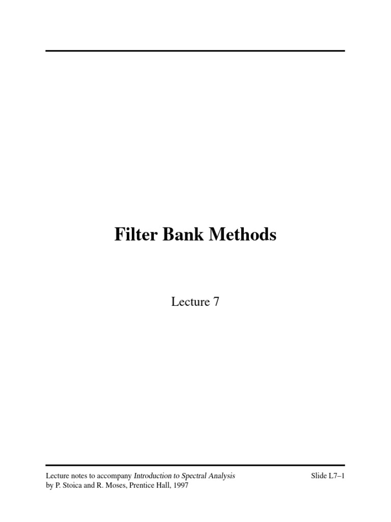 Lec 14 Slides | PDF | Bandwidth (Signal Processing) | Spectral Density