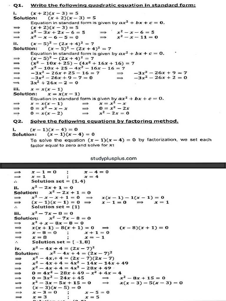 Maths CH - 2 | PDF