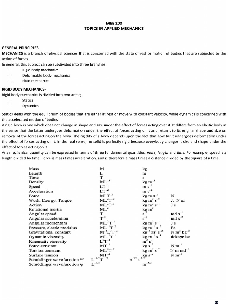 EngineeringMechanics Statics 1 | PDF
