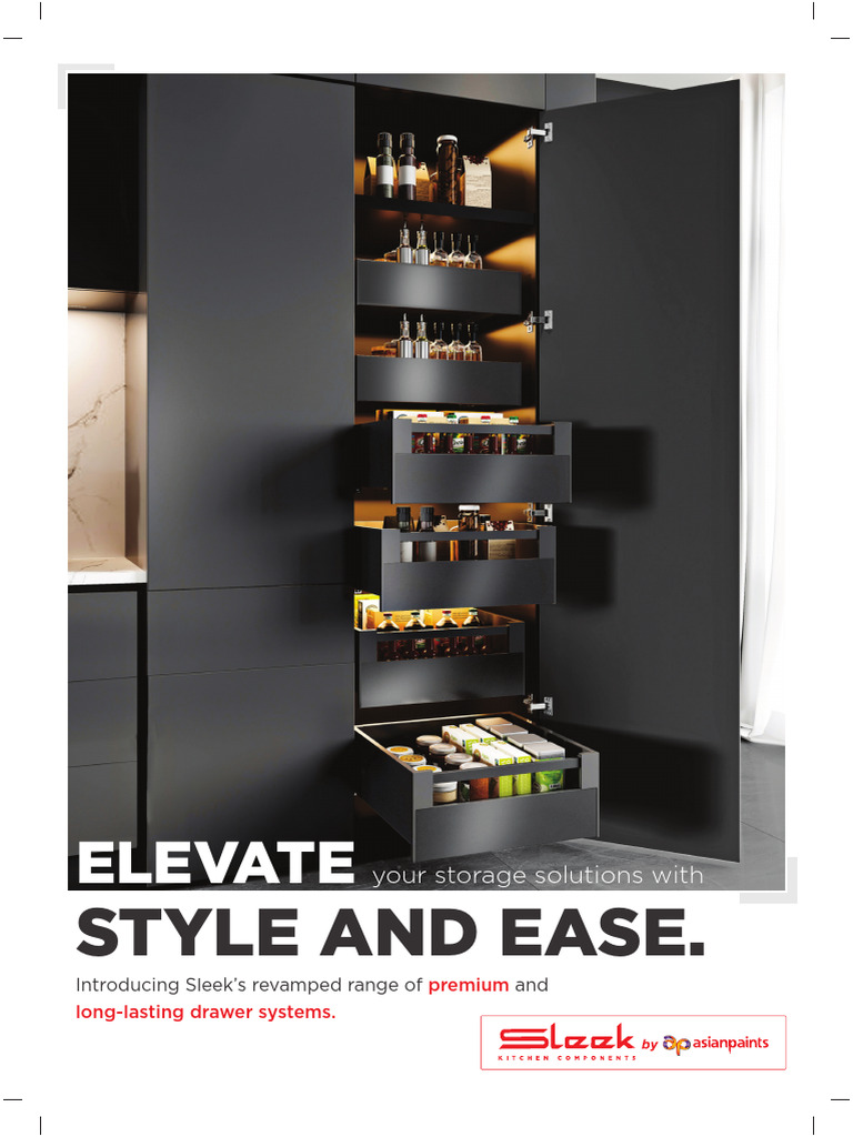 Sleek Kitchen Drawer Systems Catalogue | PDF